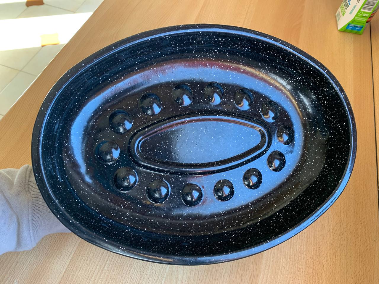 Roaster Graniteware Medium- Fra - Cucina Culinaria